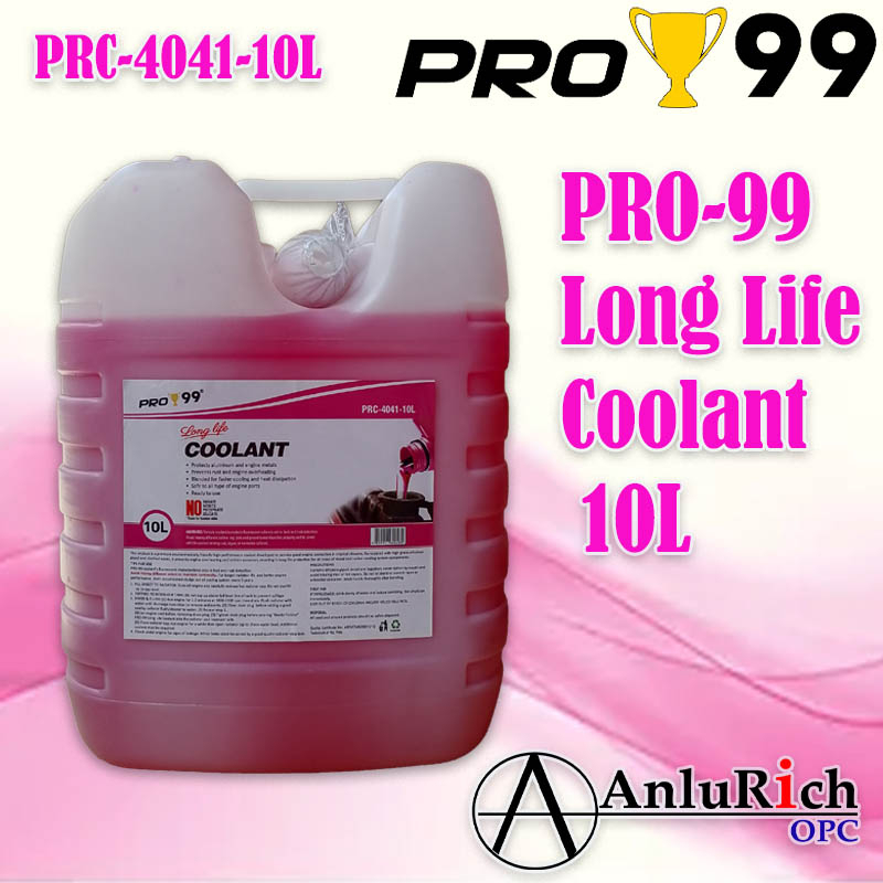 Pro-99 Long Life Coolant Pink 10Liters Part no: PRC-4041-10L | Shopee ...