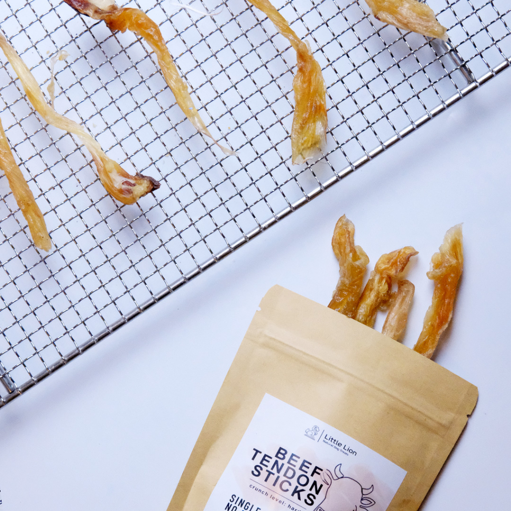 Little Lion Beef Tendon Sticks - All-Natural, Dehydrated Dog Treats ...