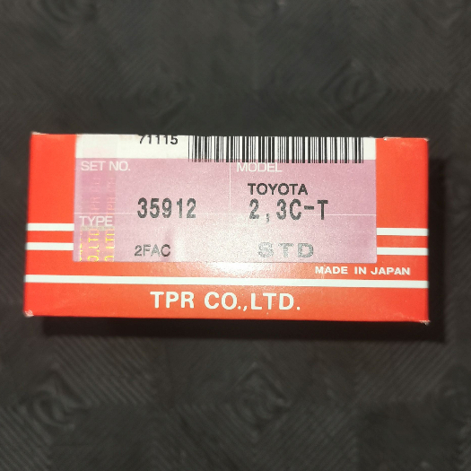 TP Piston Ring For TOYOTA 2C / 3C-T (35912) | Shopee Philippines