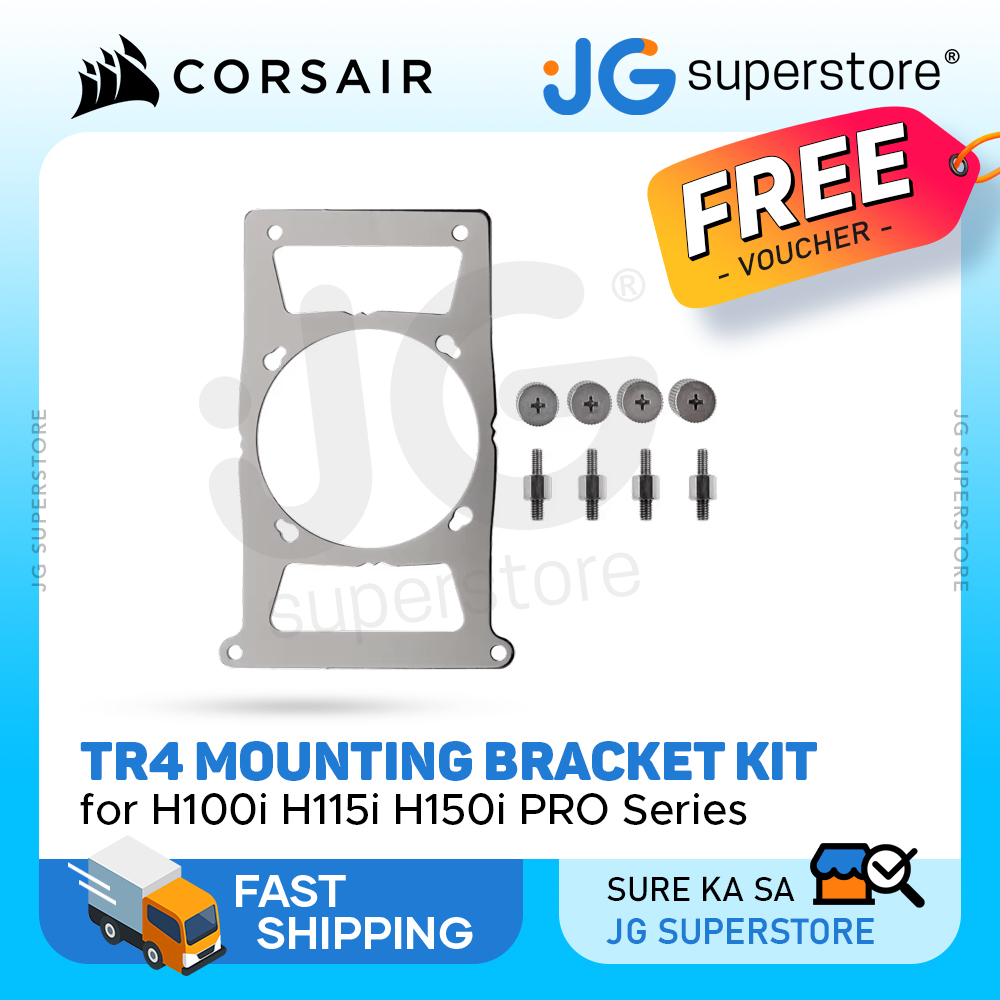 CORSAIR TR4 Metal Mounting Retention Bracket Kit for Hydro Series H100i ...