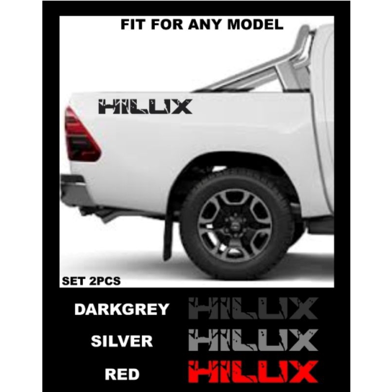 Toyota Hilux Conquest Offroad Side Body Sticker Design | Shopee Philippines