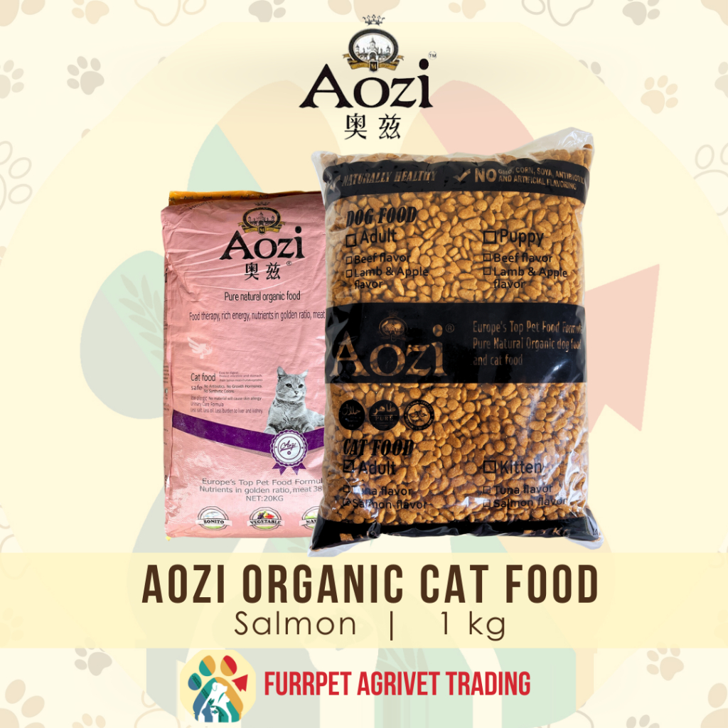 Aozi Organic Cat Dry Food 1kg REPACKED for Adult Cat | Shopee Philippines