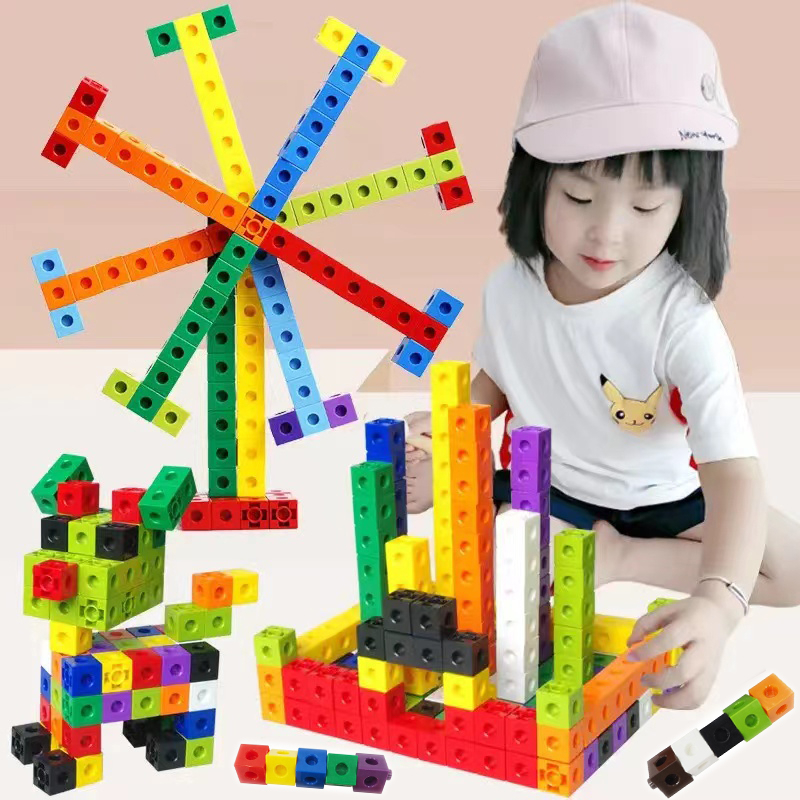 Math Linking Cubes Snap Cubes Numberblocks Toys For Baby Math ...