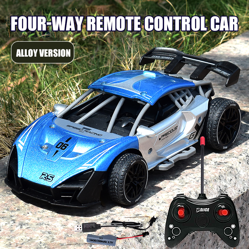 remote control racing car, four-way RC boy charging electric racing car ...
