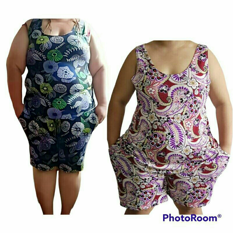Plus Size | Big Size 3XL-5XL Terno Sando short with 2 pocket/bulsa ...
