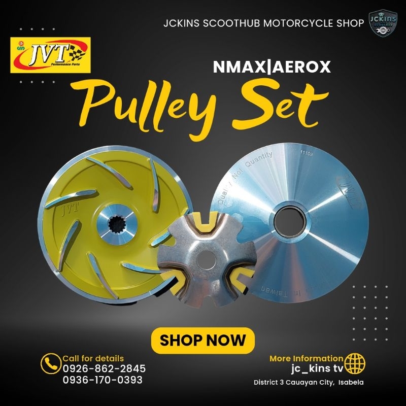 JVT PULLEY SET NMAX|AEROX BOTH V1&V2 | Shopee Philippines