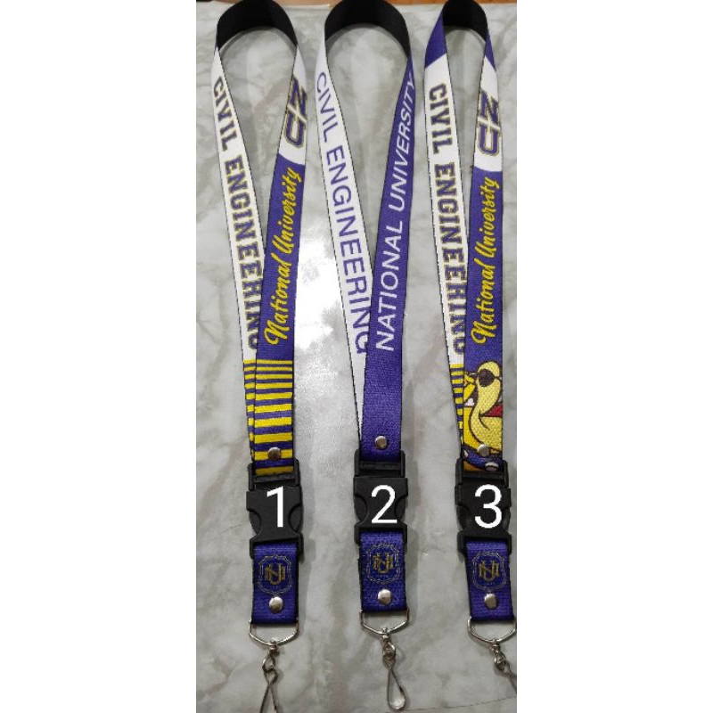 NU CIVIL ENGINEERING ID LACE LANYARDS | Shopee Philippines