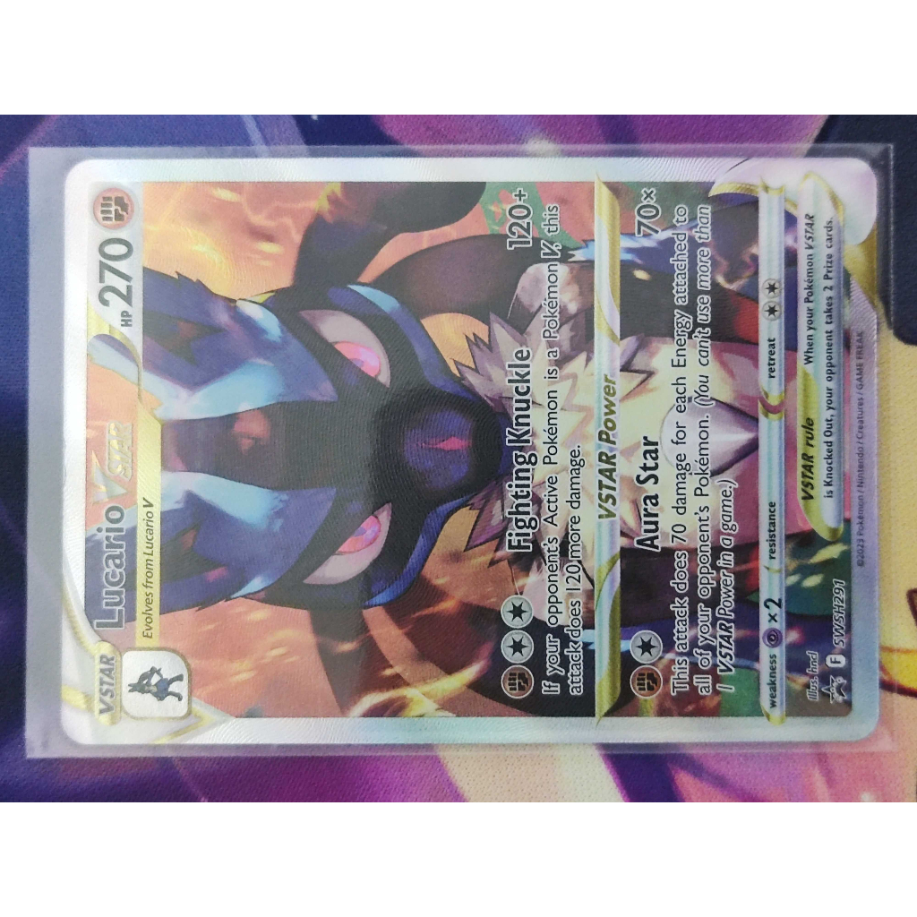 Lucario VSTAR - SWSH291 - SWSH: Sword & Shield Promo Cards (SWSD ...