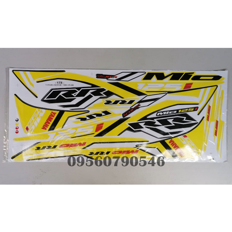 YAMAHA MIO Mxi/Mx 125 ORIGINAL THAILAND MADE Stock Decal/Sticker ...