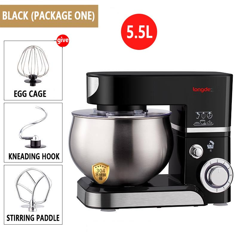 1200W Stand Mixer Bake 5.5L Kitchen Assist Fully Automatic Food Mixer ...