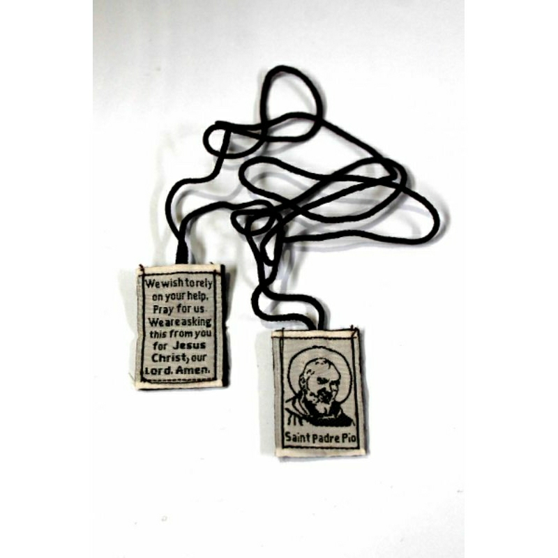 Devotional Scapular Saint Padre Pio/Scapular necklace Padre Pio ...