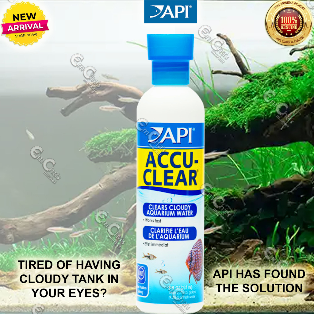 API Accu-Clear 4oz Aquarium Clarifier Aquarium Cloudy Tank Solution ...