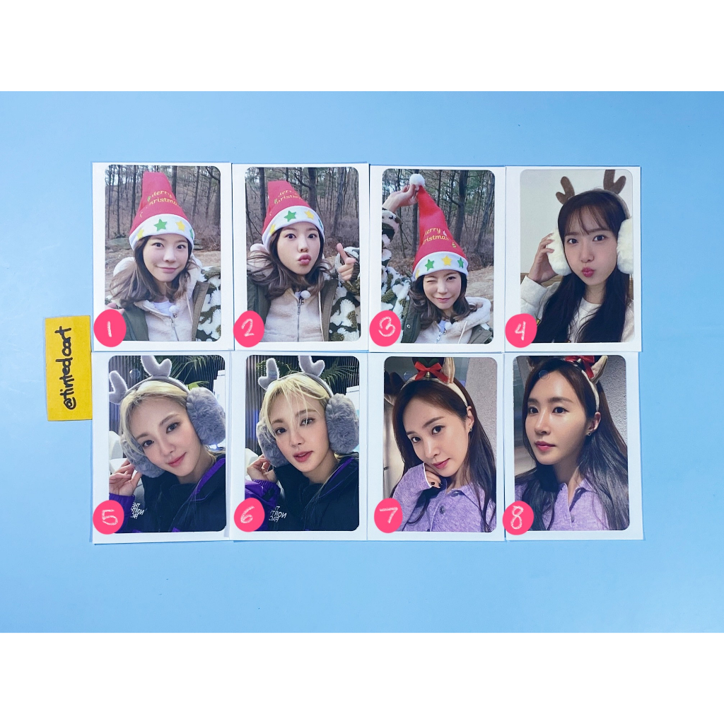 Girls' Generation Oh!GG Pink Christmas Photocard SNSD | Shopee Philippines