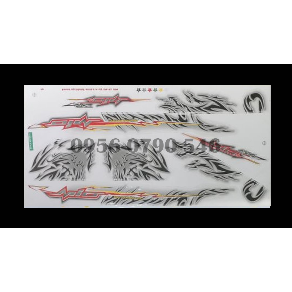 YAMAHA MIO 4/SOUL CARB ORIGINAL THAILAND MADE Stock Decal/Sticker ...