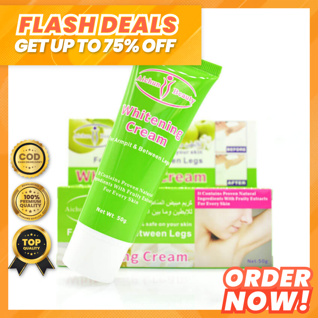 Original and Authentic Aichun Beauty Armpit & Between Legs Whitening Cream 50g | Shopee Philippines