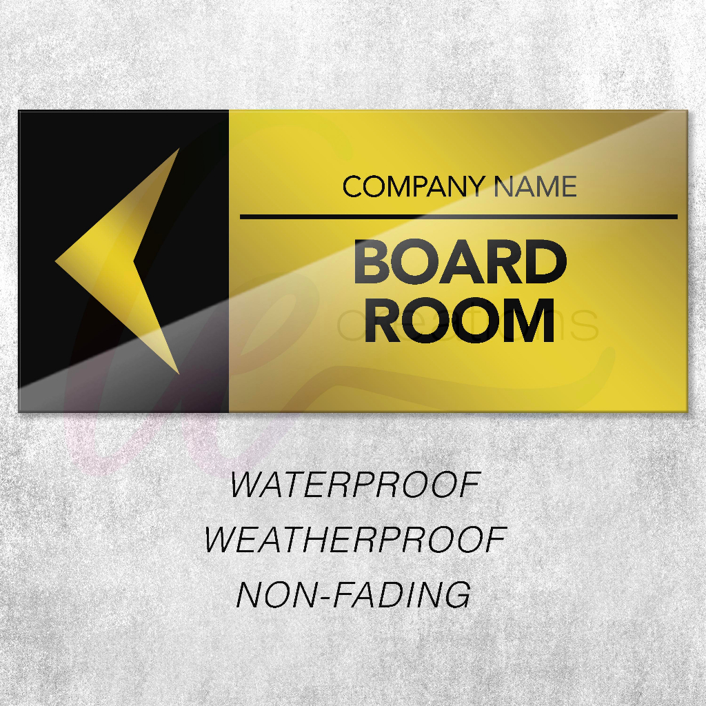 Office Room Sign Door Arrow Conference Board Restroom Pantry Department ...