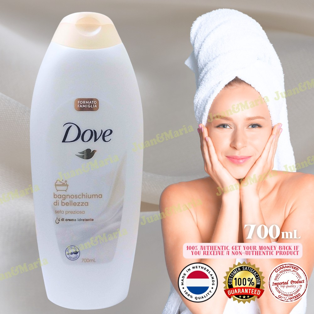 Dove Body Wash 700ml Bagnoschiuma Di Bellezza seta preziosa [ Dove Body ...