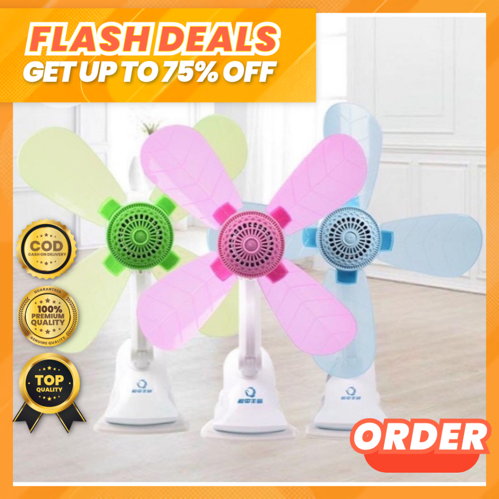 Original 4 Blades Portable Clip Fan Electric Cooler Wall Fan ...