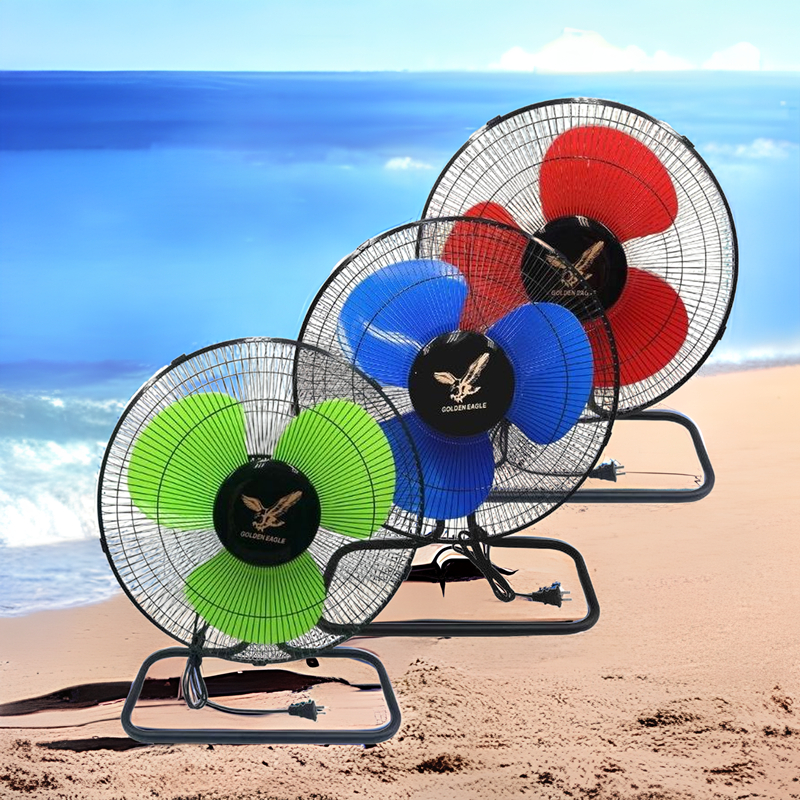 16 Inches Electric Floor Fan, High Performance Three Speed Control ...