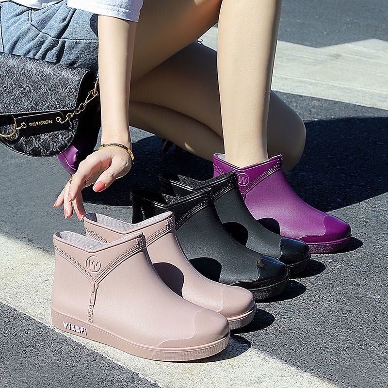 Rain boots bota waterproof fashion high quality rubber rain boots for ...