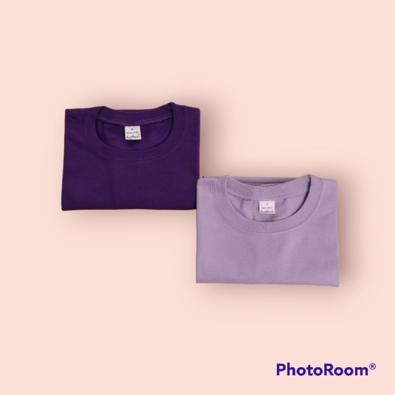 PLAIN T SHIRT ROUND NECK SOFTEX/SOUTHPORT LIGHT VIOLET / UBE FOR MEN ...