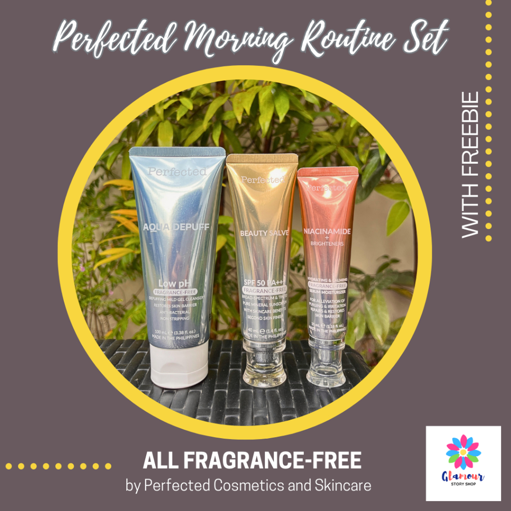 Perfected PH Morning Routine Skincare Set (Aqua Depuff, Beauty Salve ...