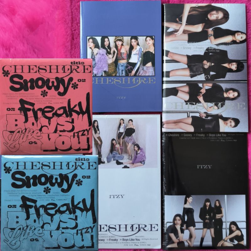 ONHAND ITZY CHECKMATE CHESHIRE UNSEALED OFFICIAL ALBUM RYUJIN YEJI LIA ...