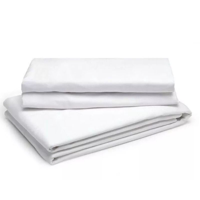 Hotel quality plain white Canadian cotton Flatsheets/blanket/kumot/only ...