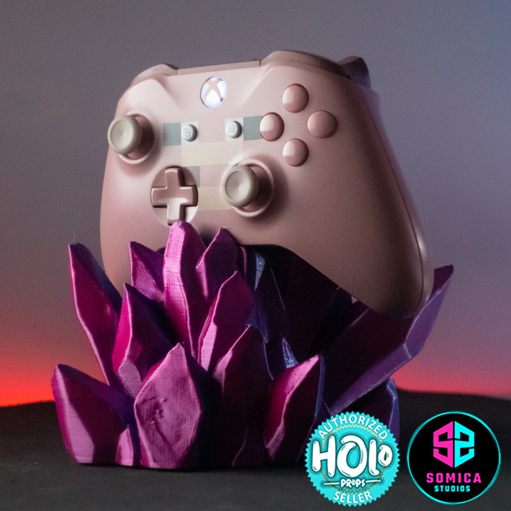 Crystal Controller Stand for PlayStation, Xbox, & Nintendo Switch Pro ...