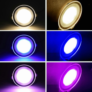 WeHome LED Pin light for Ceiling Tri color 7 Watts Downlight Ultra-Thin ...