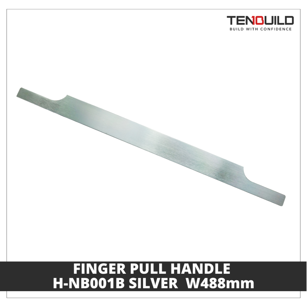 Tenbuild Finger Pull Handle (H-NB001B) W488mm Silver | Shopee Philippines
