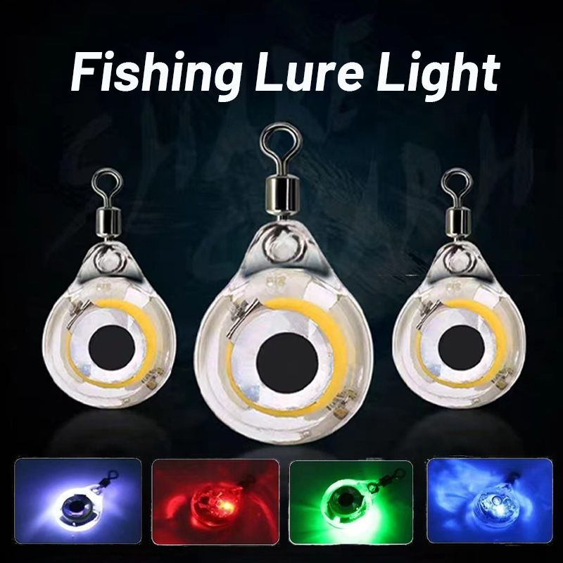 Fishing Lure Light Mini Lamp LED Deep Drop Underwater Attractive ...