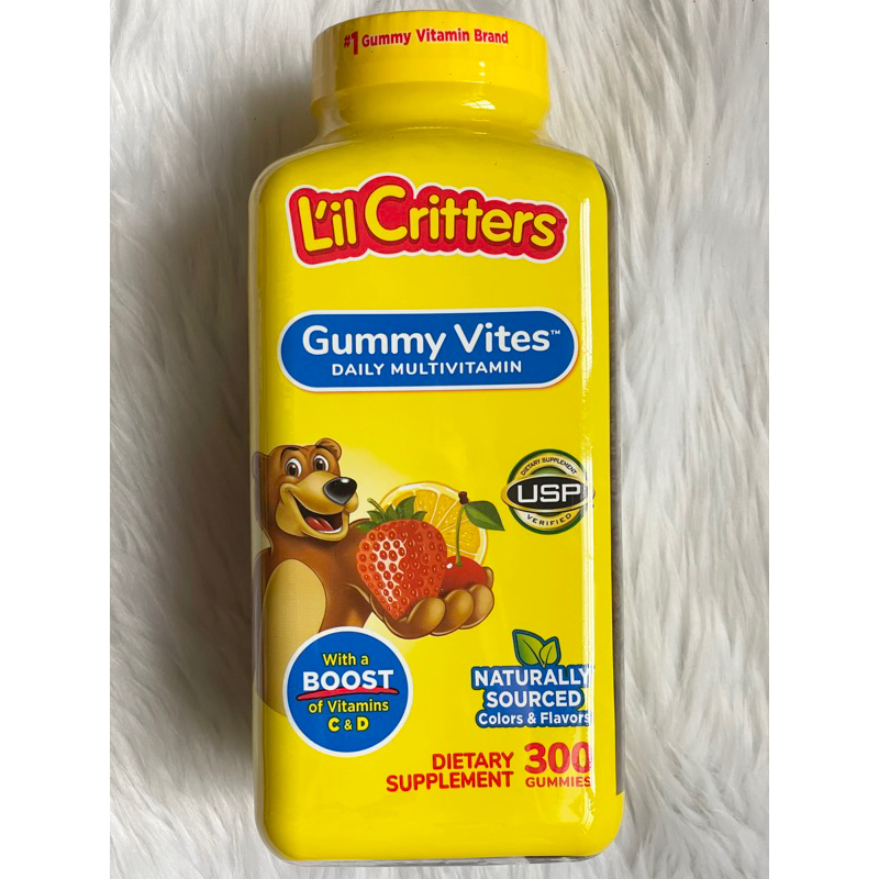 L’IL CRITTERS 2/2025 GUMMY VITES MULTIVITAMINS 300 GUMMIES FOR KIDS ...