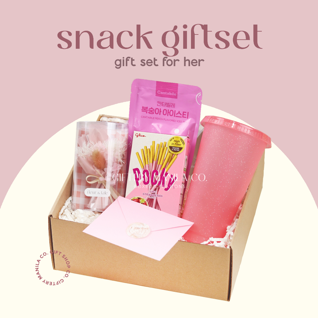 Snack gift set for her | Netflix and Chill Gift | Monthsary Gift ...