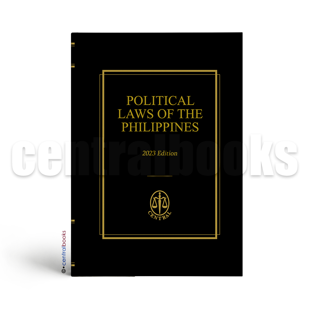 Political Laws of the (Philippines Lawyer's Edition) 2023 by CBSI ...