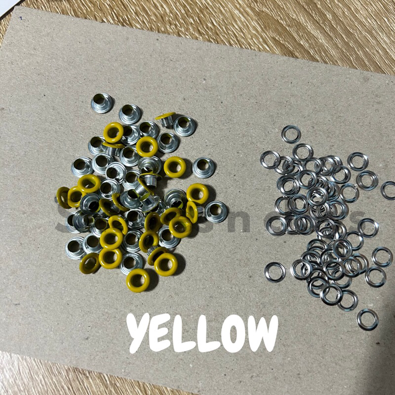 SnC 5mm Colored Eyelet with Washer 50pairs/pack | Shopee Philippines