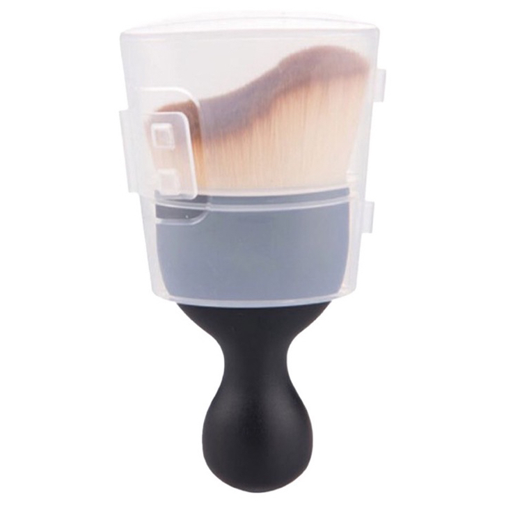 Makeup Foundation Powder Brush S Shape Makeup Brush Cosmetic Brush ...