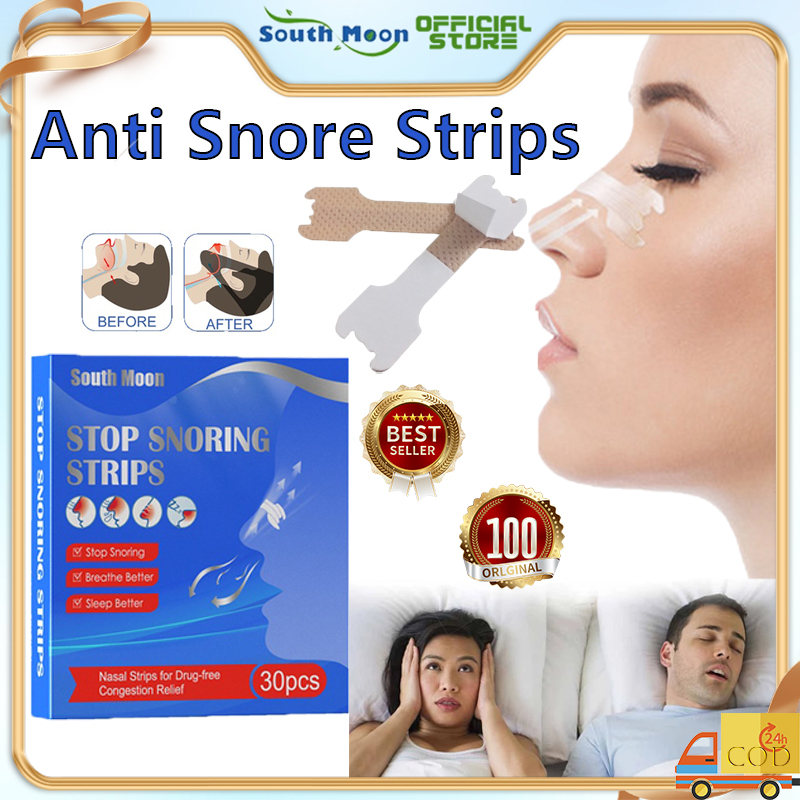 South Moon Anti Snore Strips Reduce Snoring Anti-Snoring And Relieve ...