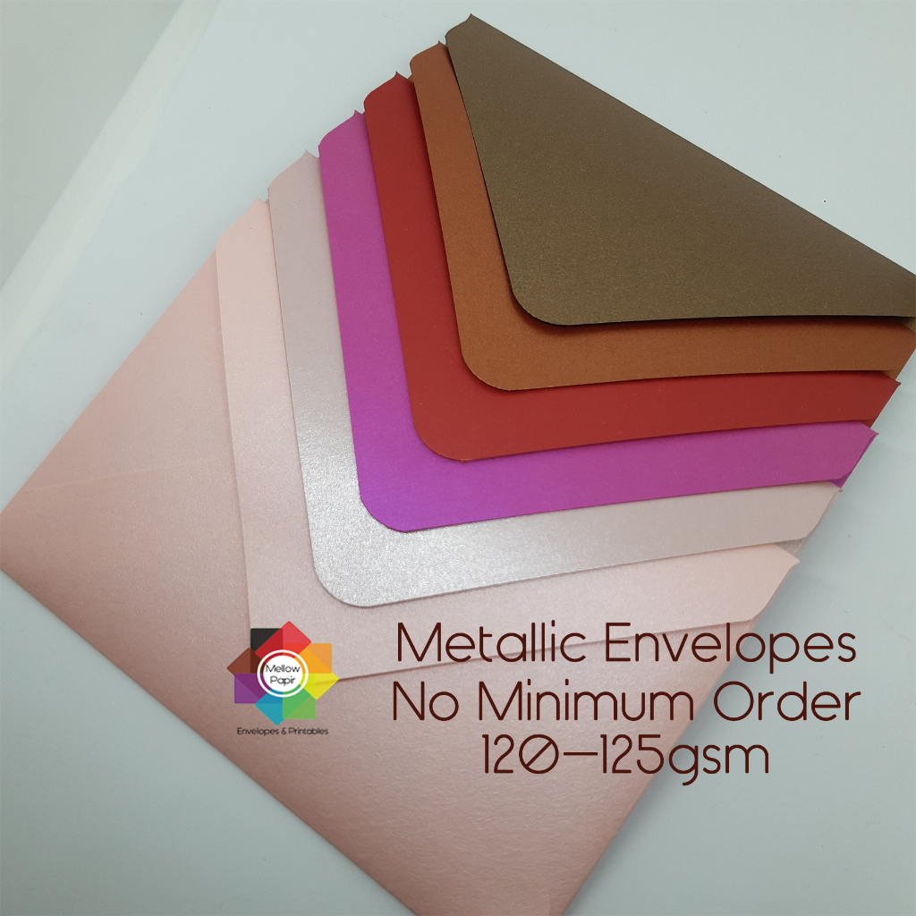 Metallic Envelopes for Invitations 3R | 4R | 5R (Part 2) | Shopee ...