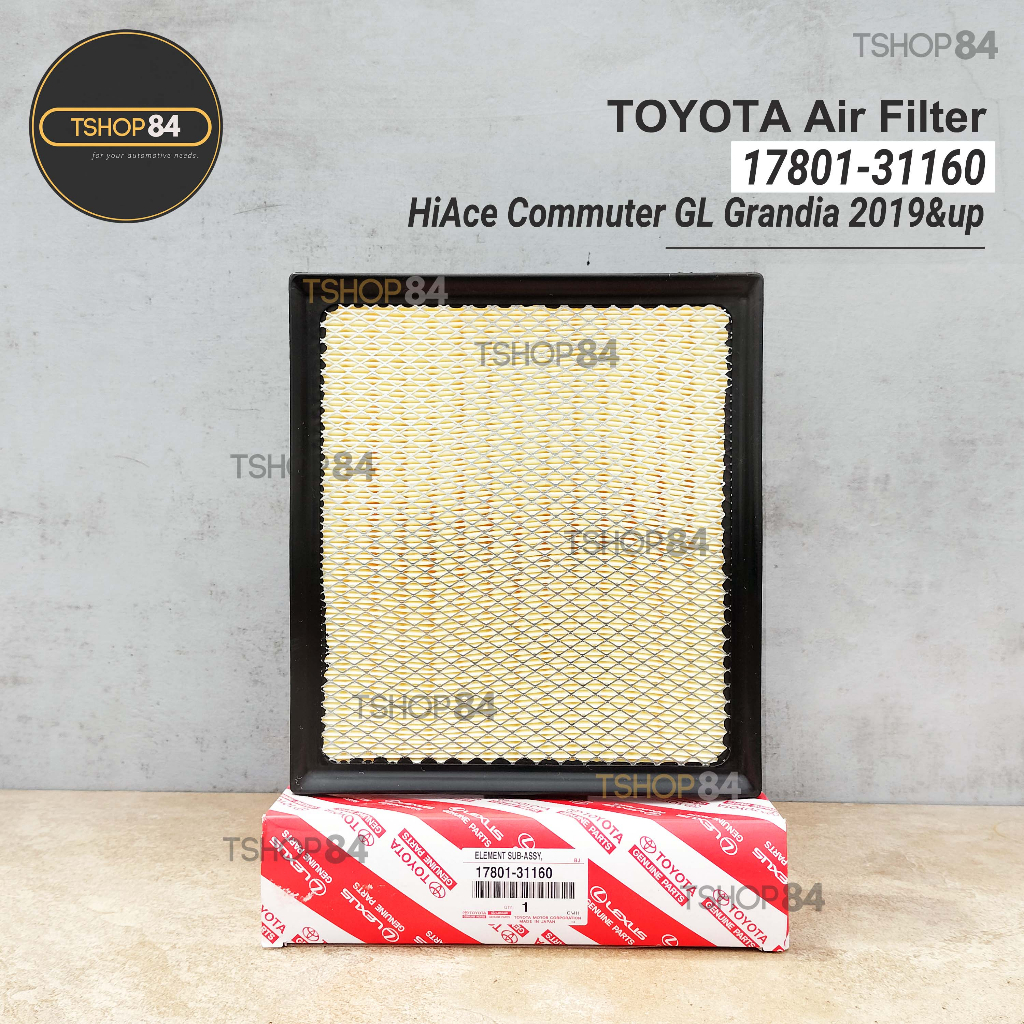 Air Filter TOYOTA HiAce Commuter GL Grandia 2019 and Up 17801-31160 ...