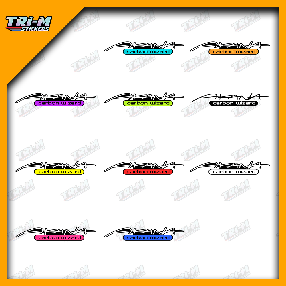 Akana Carbon Thai Sticker Motorcycle Design Sticker Tumbler Sticker Car ...