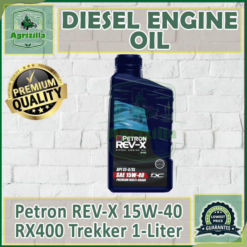 Petron REV-X RX400 Premium Multi-Grade Diesel Engine Oil (TREKKER) SAE ...