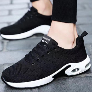 Spacekey Men's AIR Real Fly Mesh Shoes Vulcanized Mid-Cut Sneakers ...