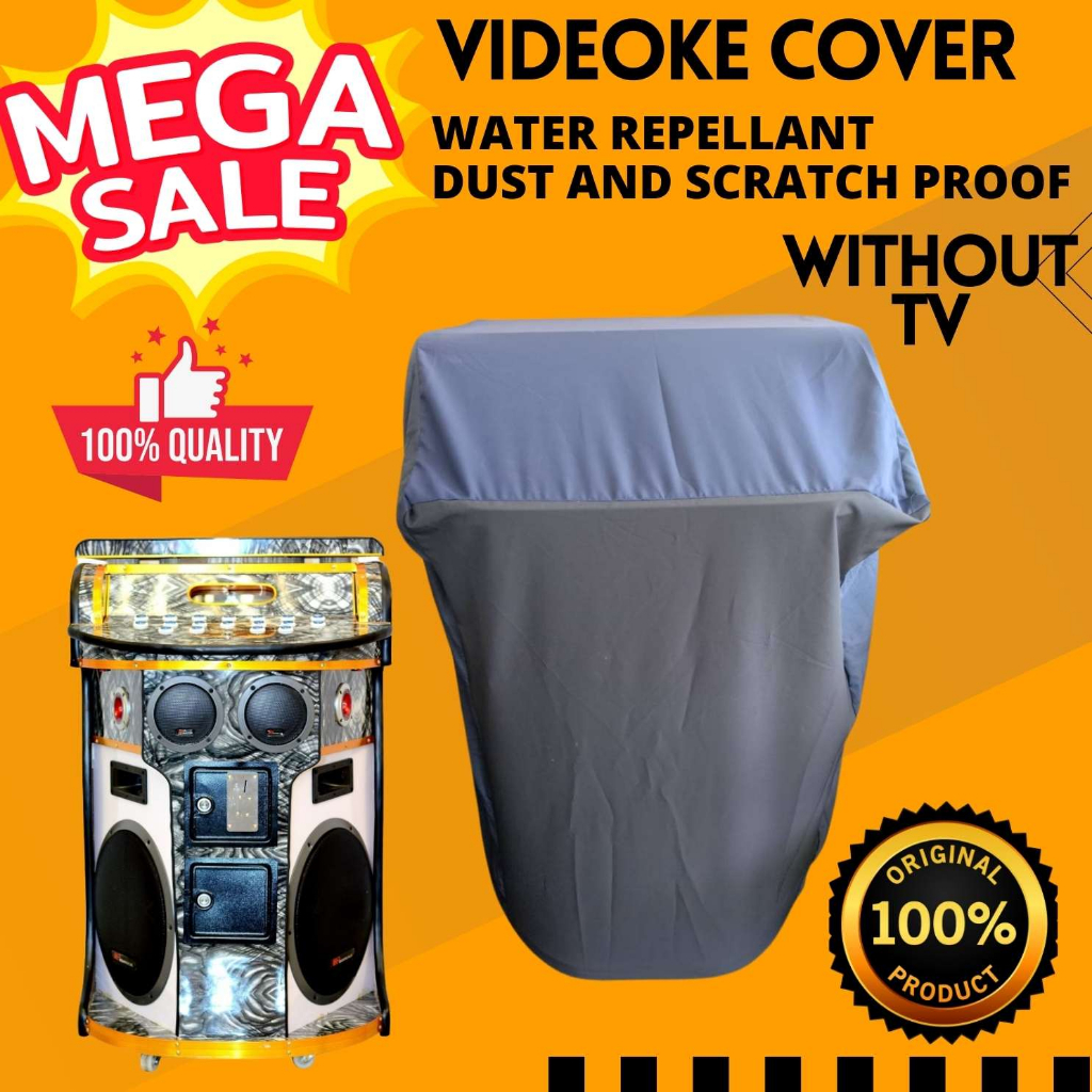 VIDEOKE COVER ONLY WITHOUT TV SIZE WATER REPELLANT, SCRATCH, AND DUST ...