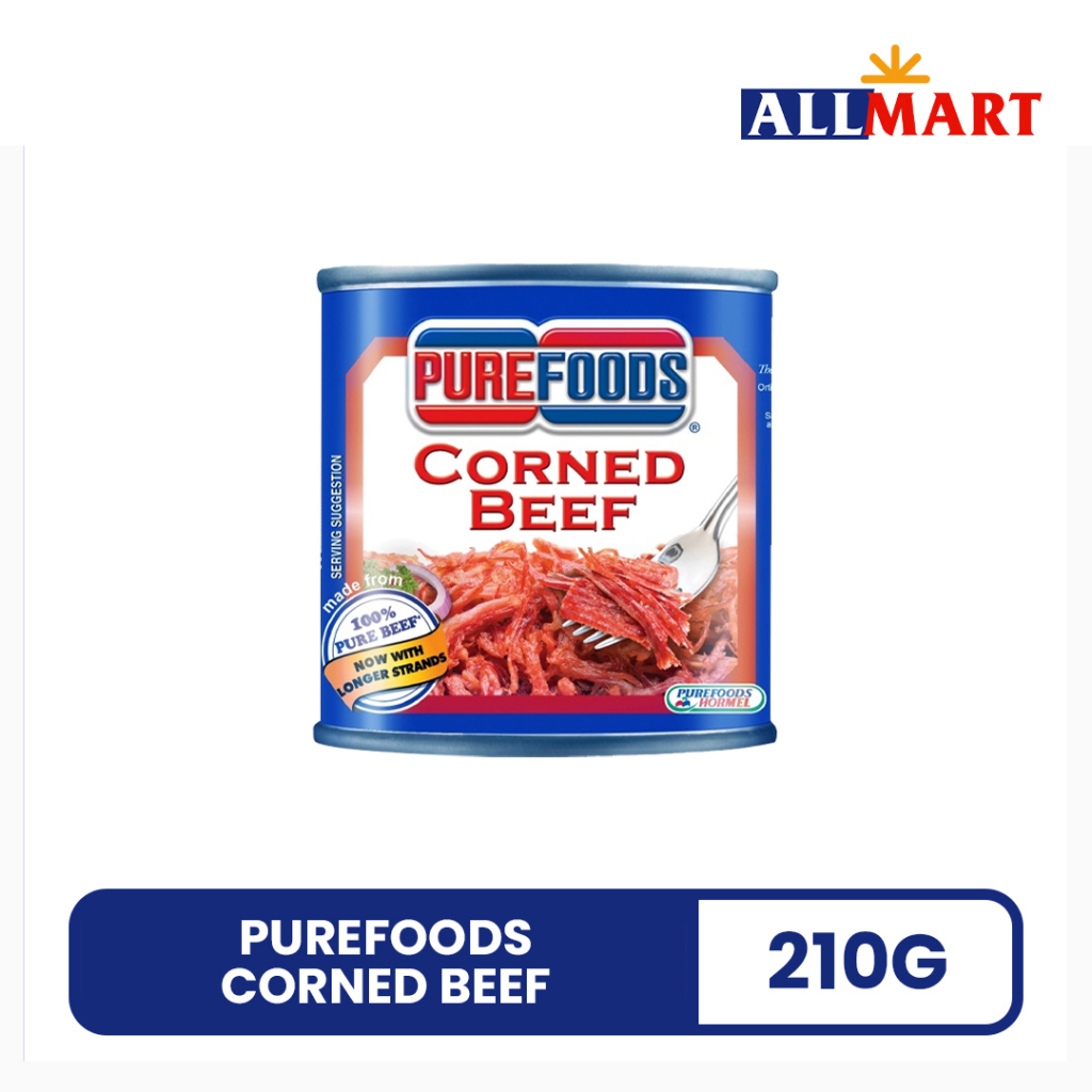 Purefoods Corned Beef 210g | Shopee Philippines