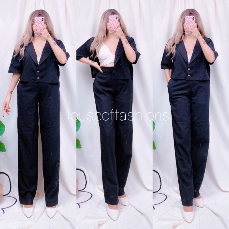 HERLENE LINEN COORDINATES (FIT TO LARGE BODY FRAME) BY:HOUSEOFFASHION8 ...