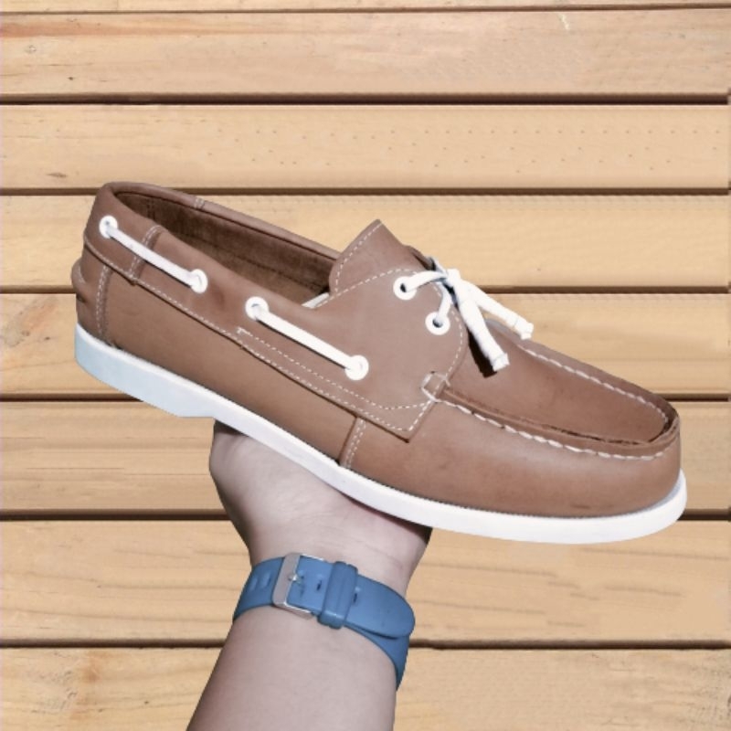 TOPSIDER FOR MEN GENUINE LEATHER MADE IN MARIKINA BLACK BROWN & DARK ...