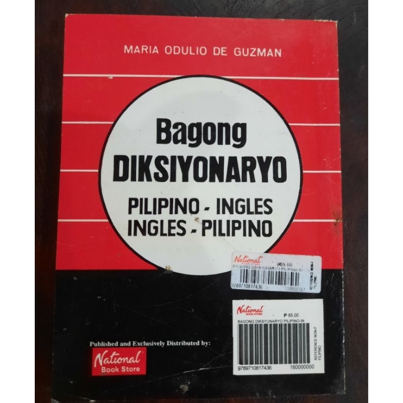 Bagong Diksyonaryo Pilipino-Ingles Ingles-Pilipino | Shopee Philippines
