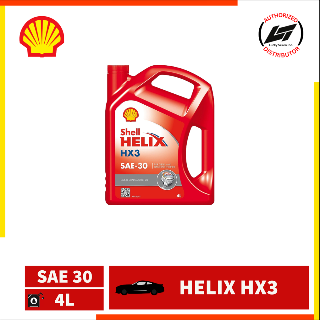Shell Helix HX3 30 4L | Shopee Philippines