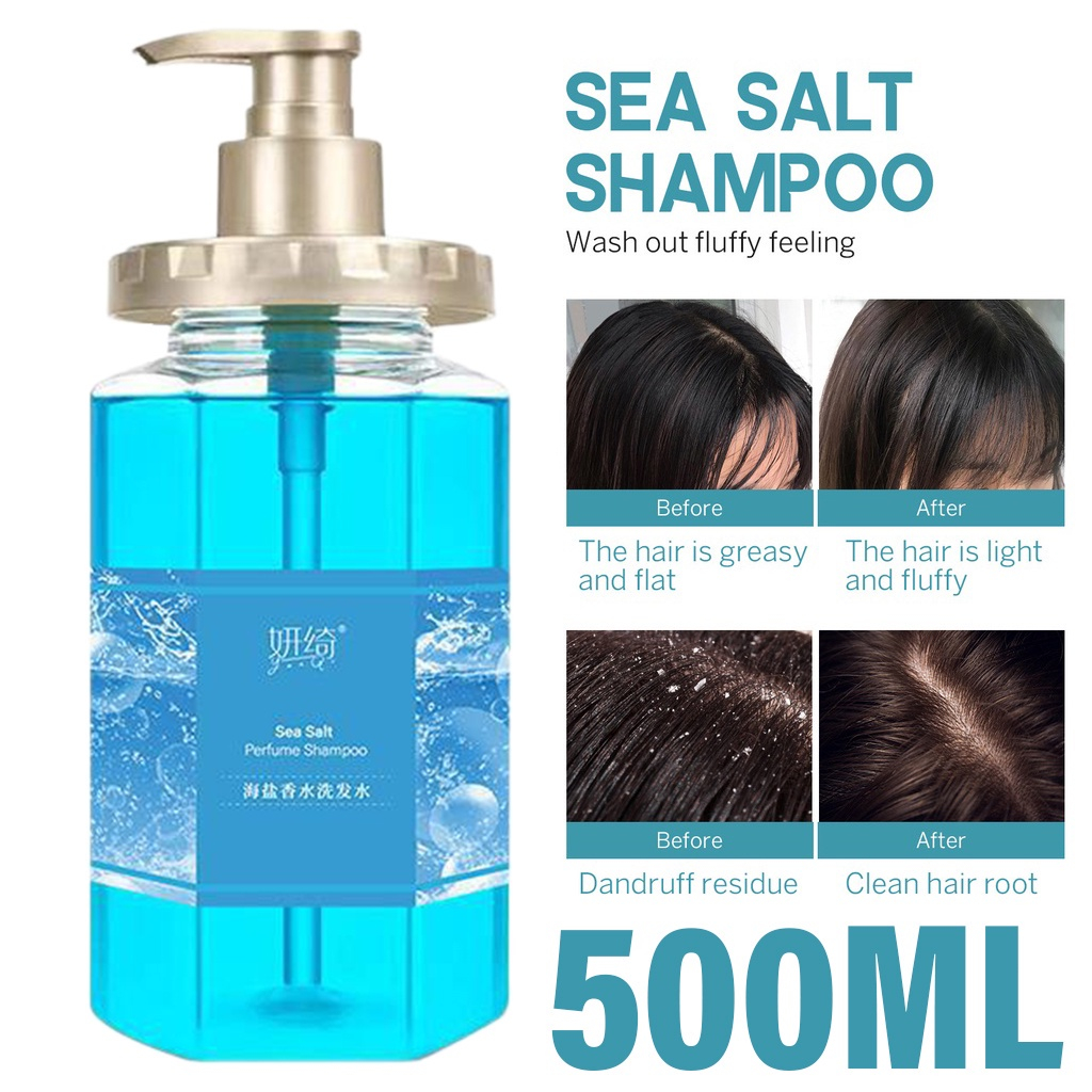 500ML Sea Salt Perfume Shampoo Anti Dandruff Shampoo Psoriasis Shampoo ...